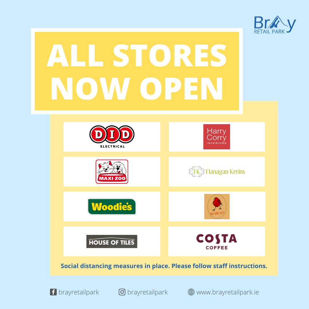 May 2020 – Bray Retail Park